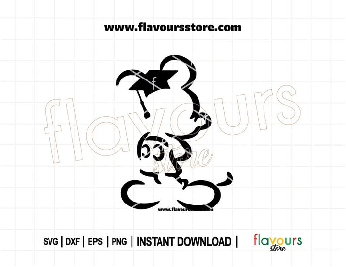Mickey Graduation SVG | Mouse Ears Cap | Class of 2025 Cricut File ...