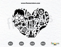 Wizard Heart SVG, Magical Wizardry Svg, Magical Elements Svg, Wizardry ...