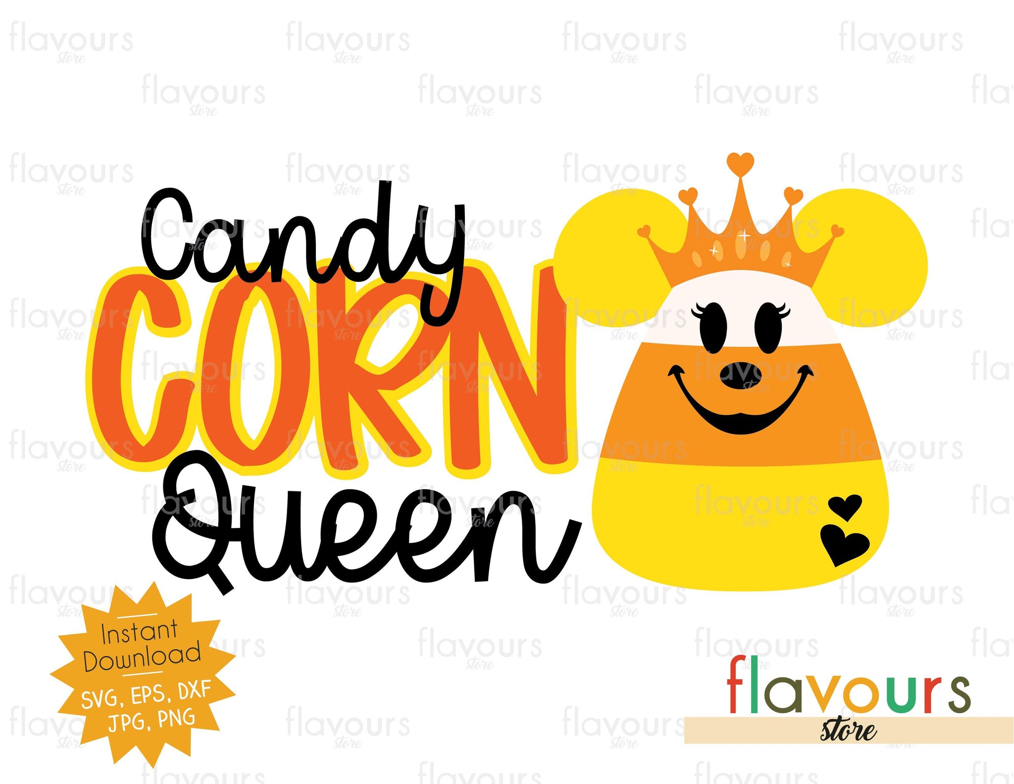 Candy Corn Queen - SVG Cut File – FlavoursStore
