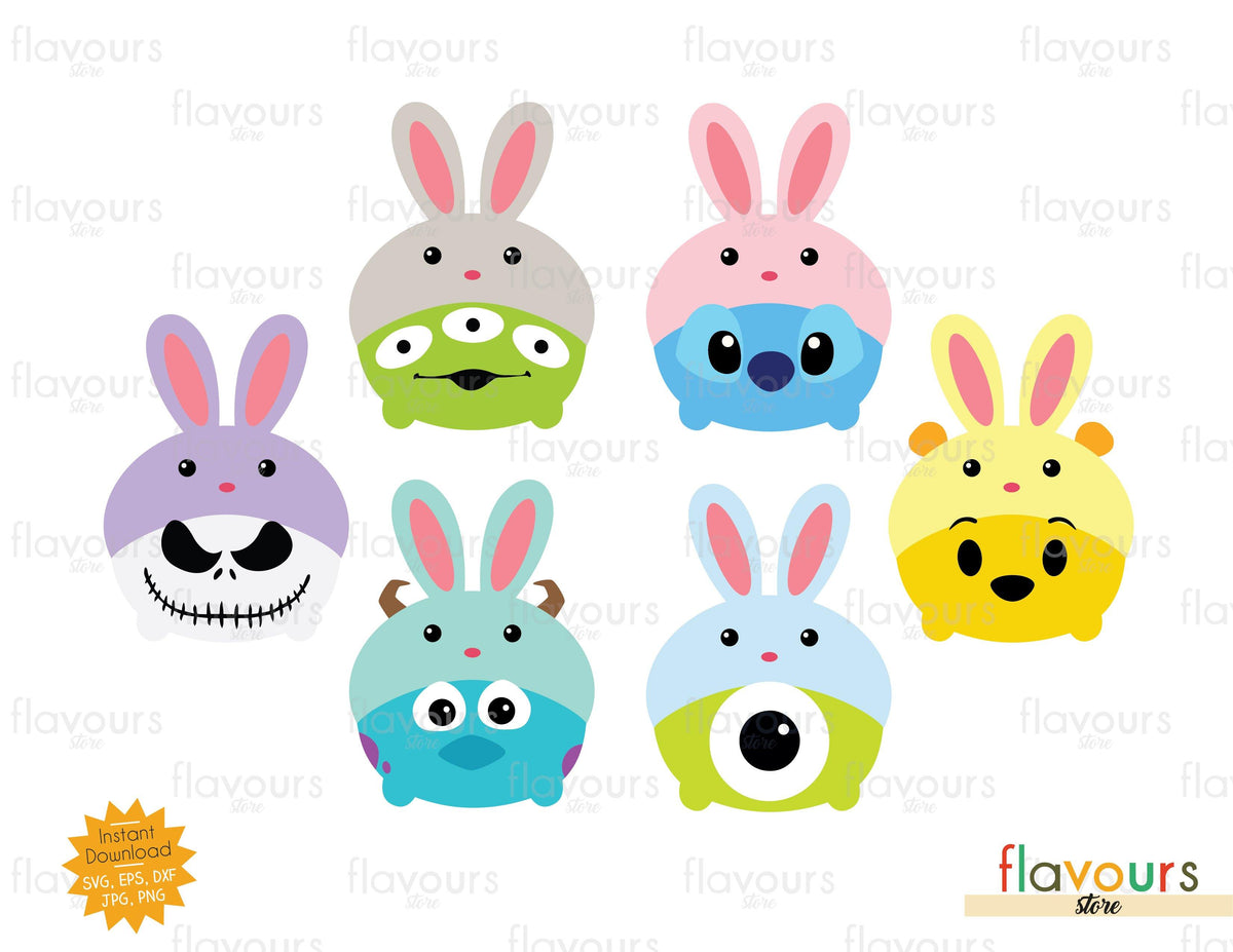 Tsum Tsum Easter - SVG Cut File – FlavoursStore
